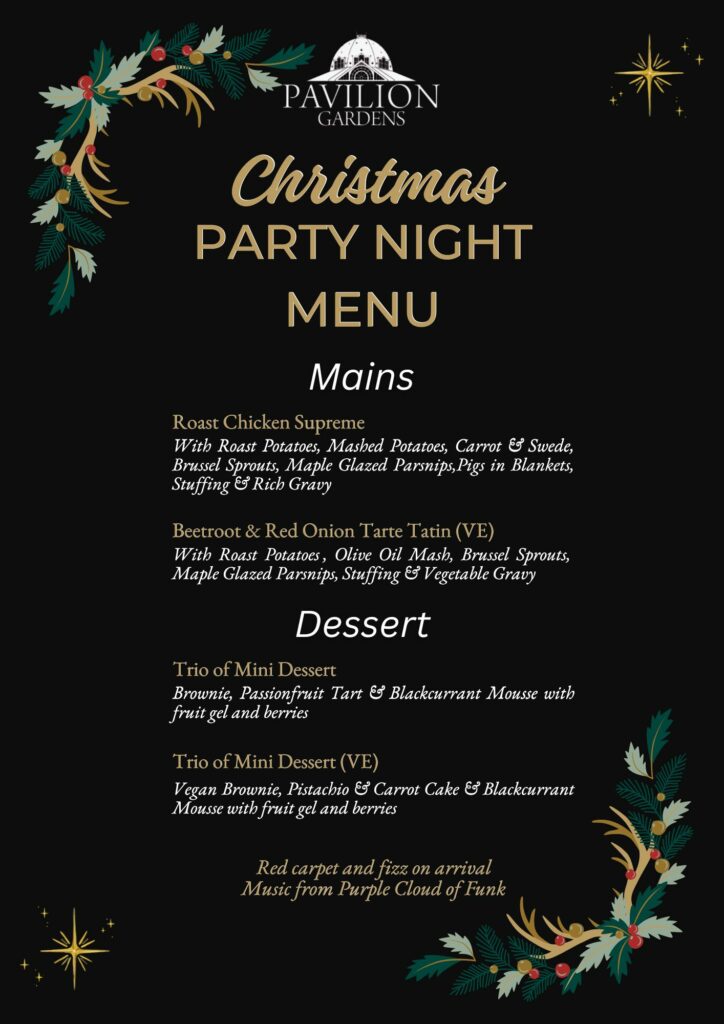 Christmas Party Night - Events at Pavilion Gardens, Buxton